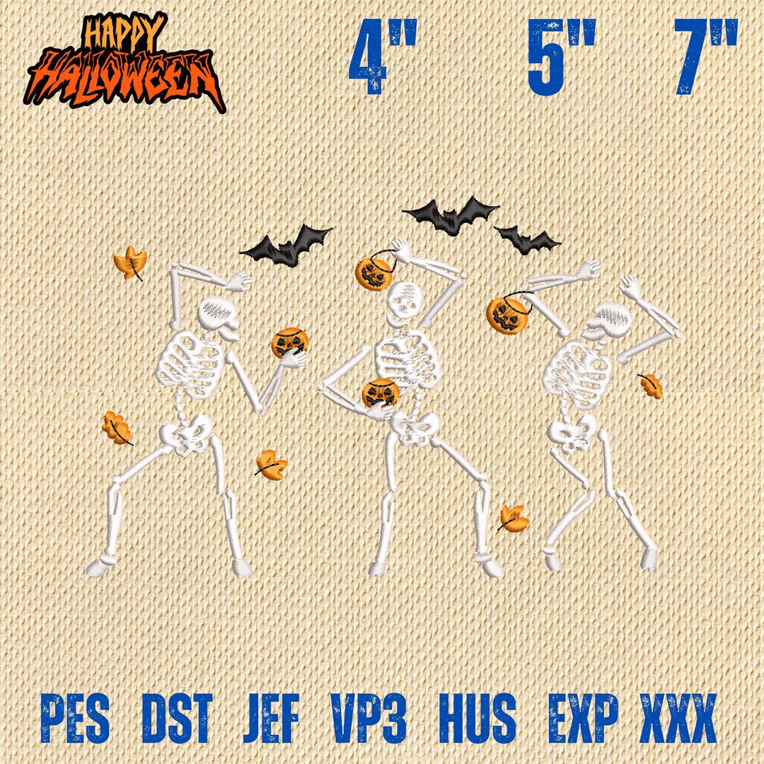 Anti Trump Skeleton Embroidery Design: Funny Political Satire Stitch ...