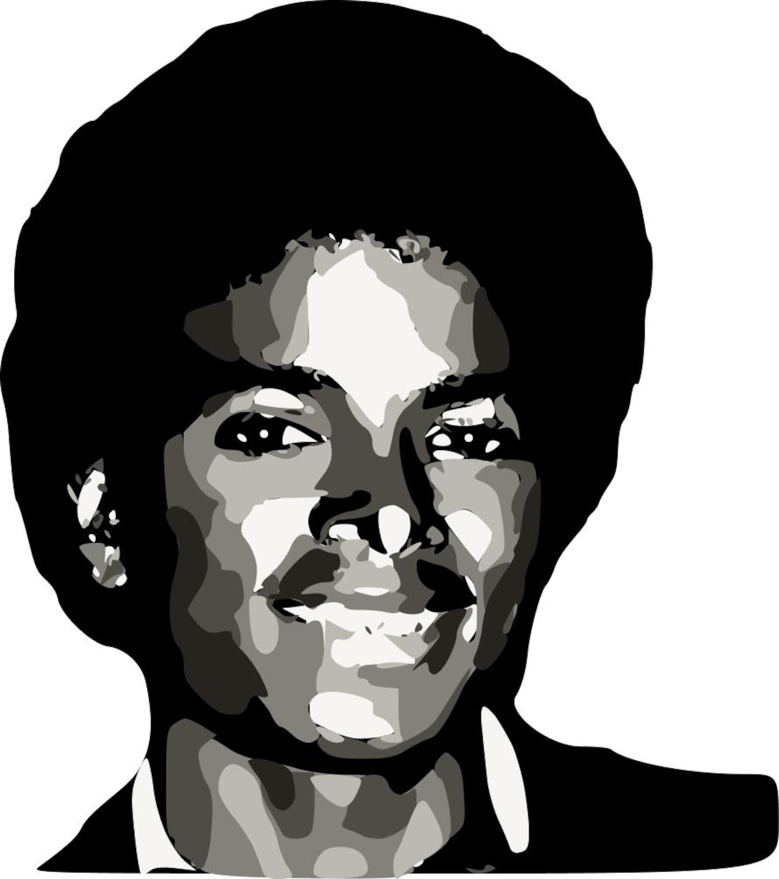 6 Layers Stencil of Michael Jackson - Digital File Template - Etsy