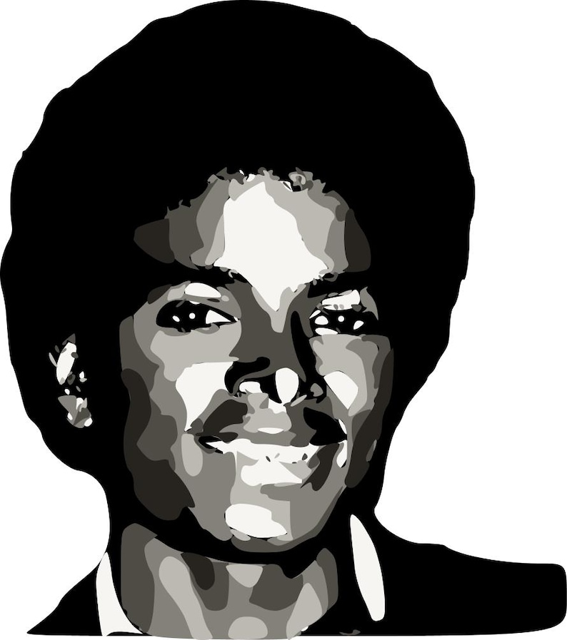 6 Layers Stencil of Michael Jackson - Digital File Template - Etsy