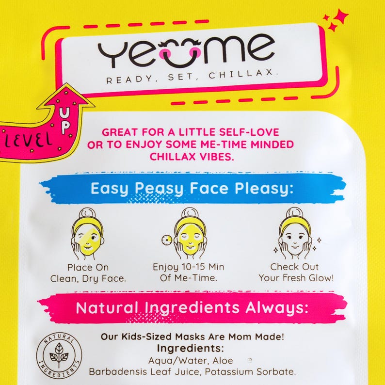 Kids Spa Face Mask Set: Gentle Self-care, Sleepover Party Favors - Etsy
