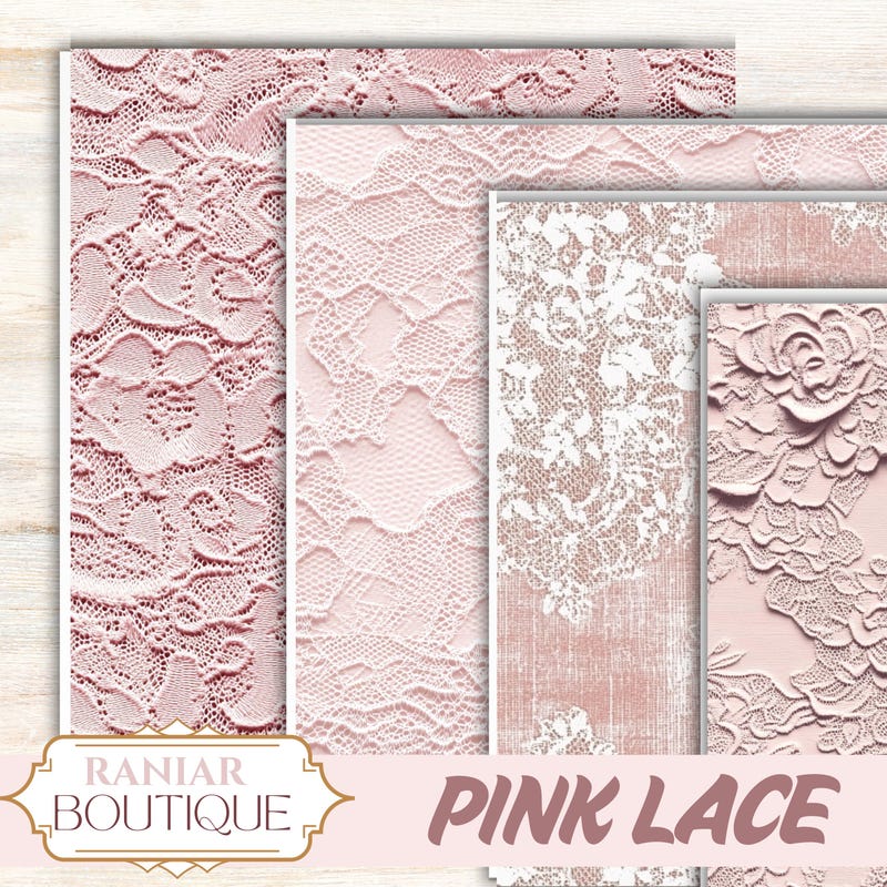 Pink Lace - Etsy UK