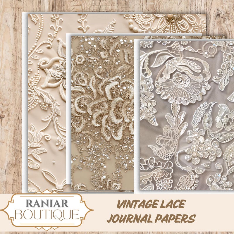 Lace Digital Paper - Etsy