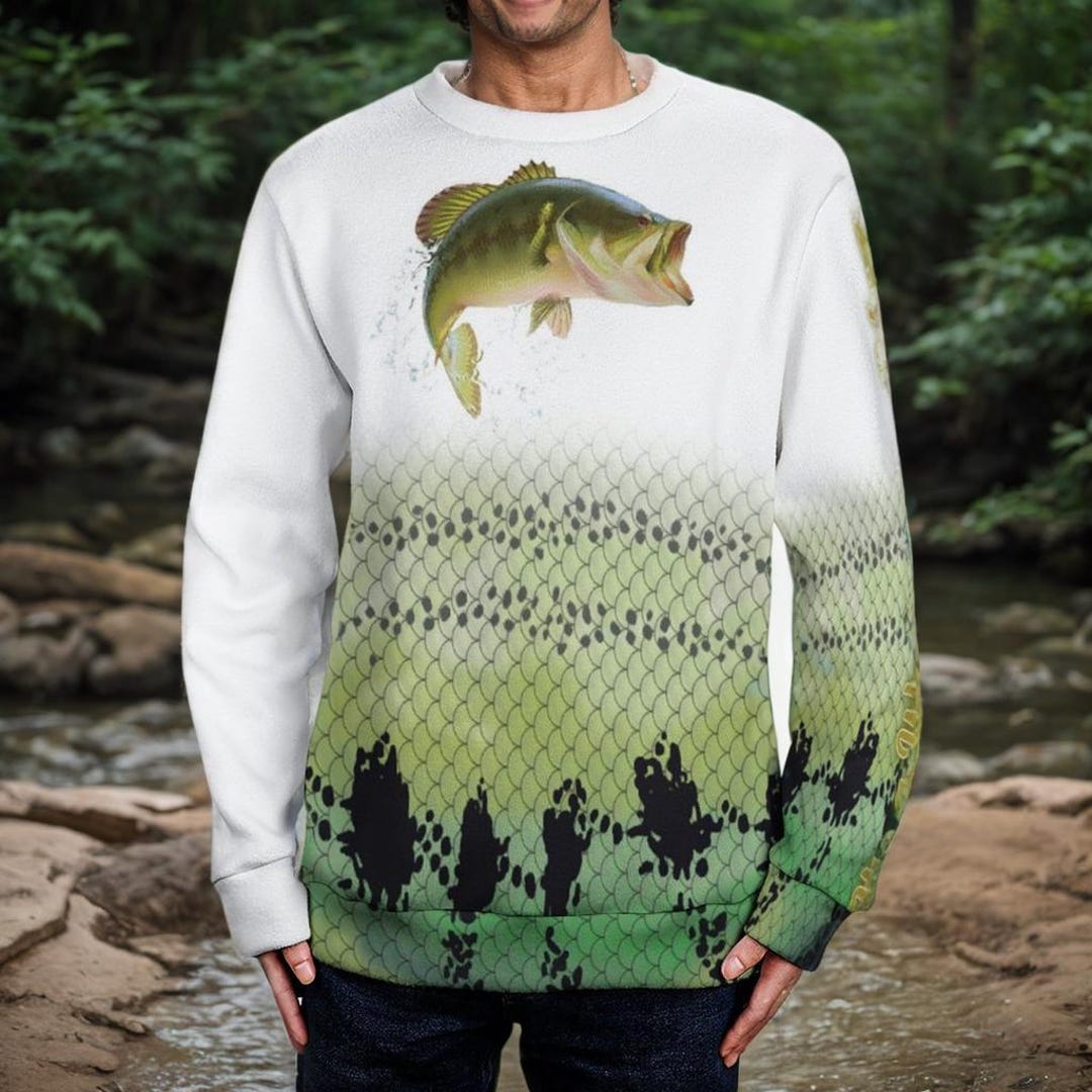 Customizable 3D Fish Sweatshirt-custom Sweatshirts for Women or Men ...