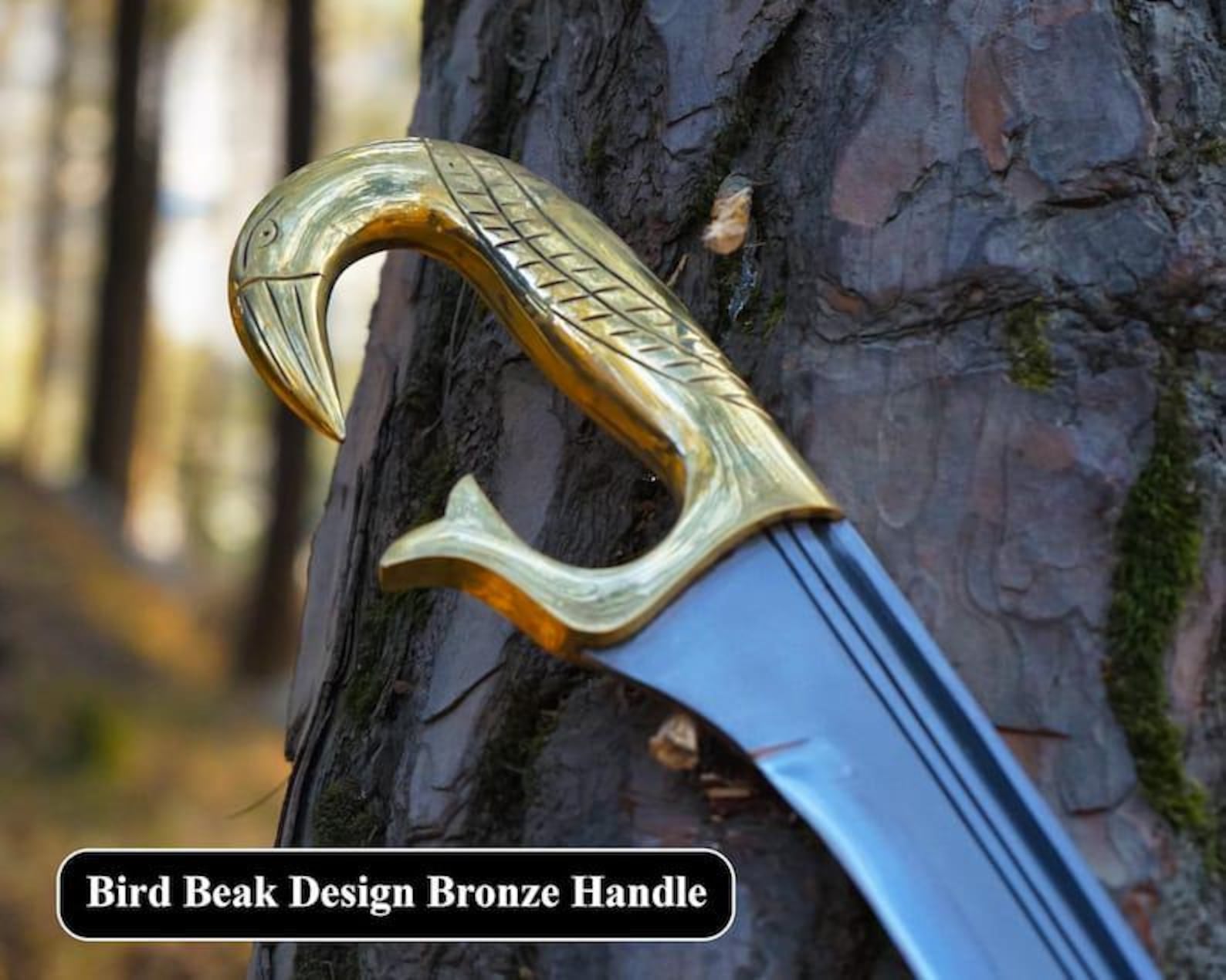 Handmade Greek Sword Bronze Handle Stainless Steel Blade - Etsy