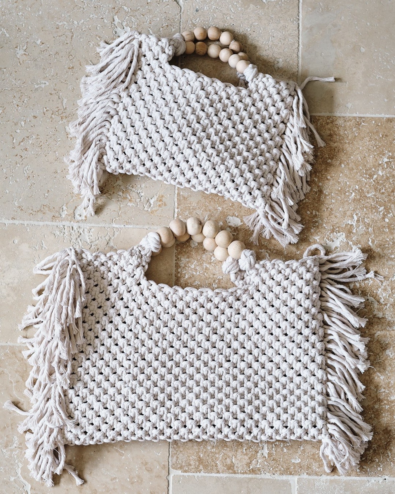 Mini Macrame Bag Mini Fringe Bag Summer Mini Bag Macrame | Etsy