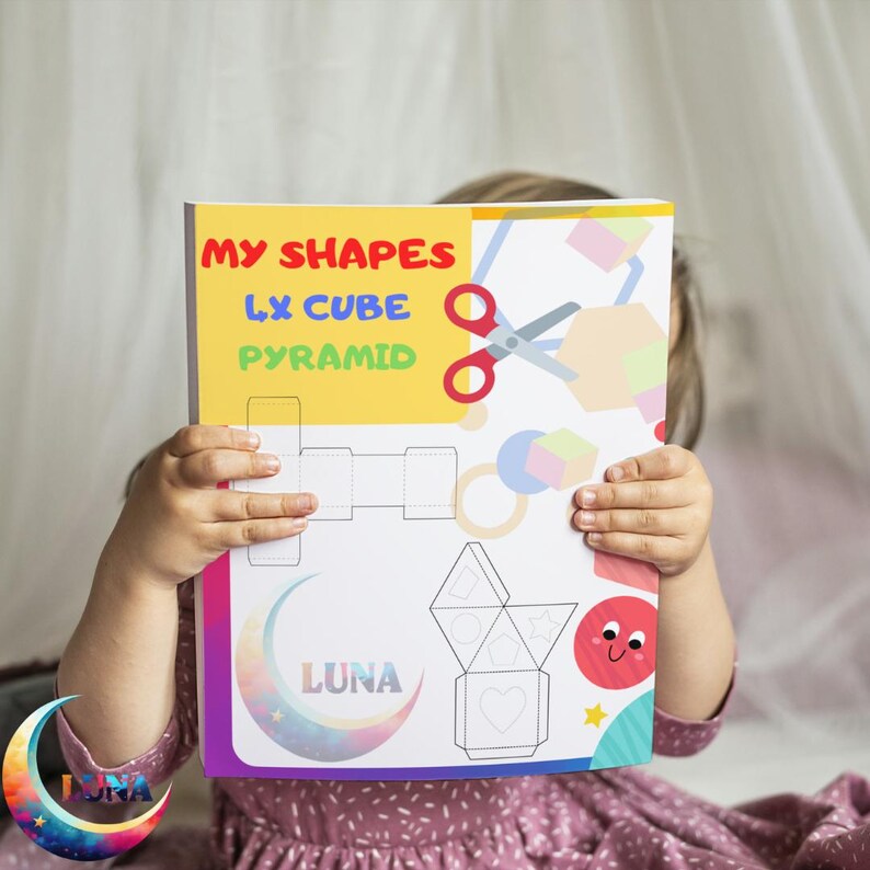 3D Shape Craft Activity | Printable Cut & Fold Cube Templates | Fun ...