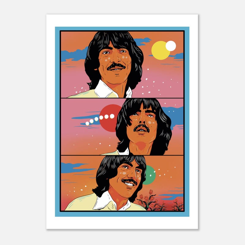 George Harrison Poster - Etsy