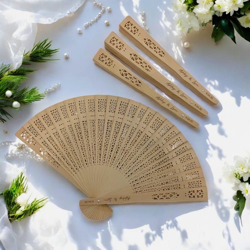 Fans for Wedding Favors - Etsy