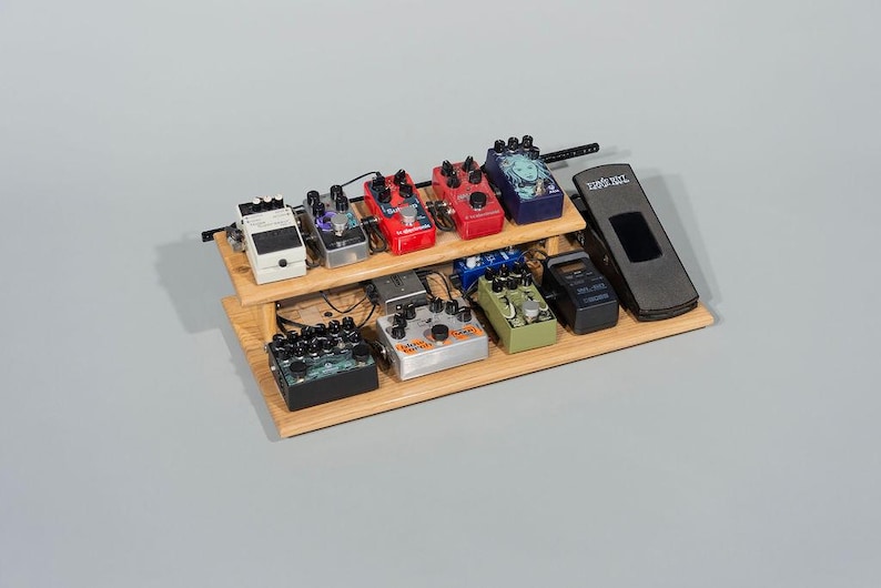 Custom 12x24 Raised Deck Natural Ash Gloss Pedal Board - Etsy