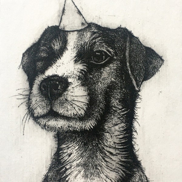 Dog Etching - Etsy