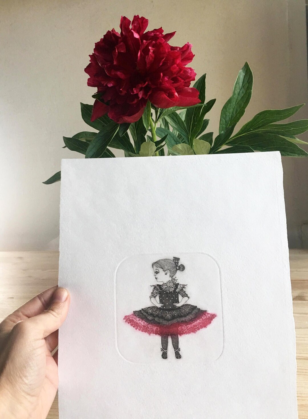 Etching Girl Etching Dancer Etching Dancer Art Printmaking Fine Art ...