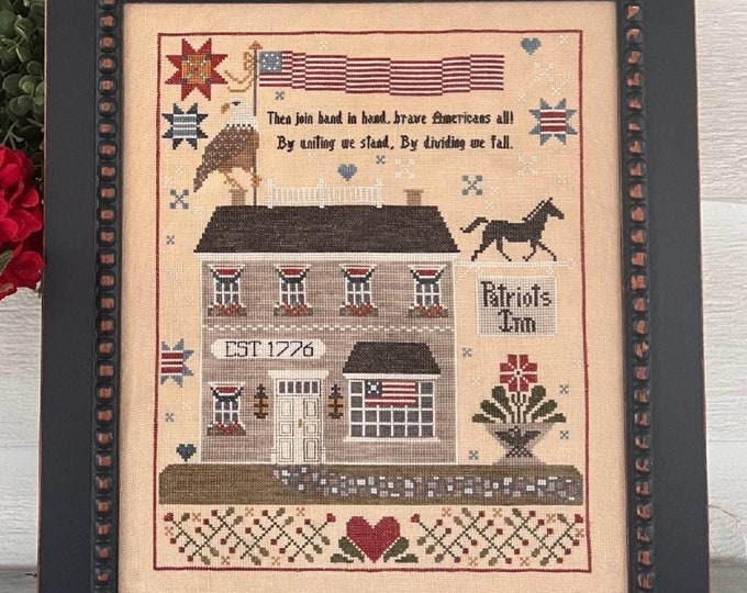 Colonial Williamsburg Cross Stitch Sampler Raleigh Tavern Cross Stitch ...