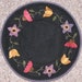 Wool Applique Pattern, Flower Table Mat, Wool Table Mat, Spring Decor ...
