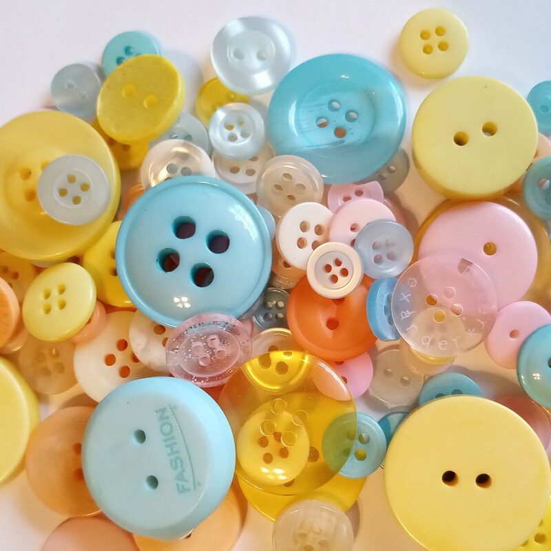 Pastel Buttons - Etsy