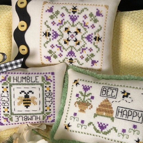 Counted Cross Stitch Pattern Bee Nice Beehive Garden Decor - Etsy