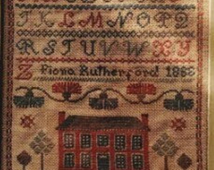 Counted Cross Stitch Pattern, Fiona Rutherford Sampler 1866, Miniature ...