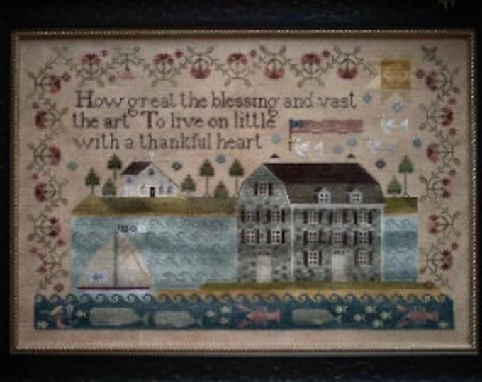 Plum Street Samplers / LIVE ON LITTLE / Cross Stitch Chart - Etsy