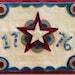 Wool Applique Pattern, 1776, Patriotic, Stars, Table Mat, Wool Art ...