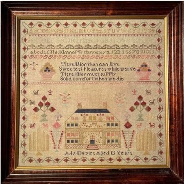 Wishing Thorn Cross Stitch - Etsy