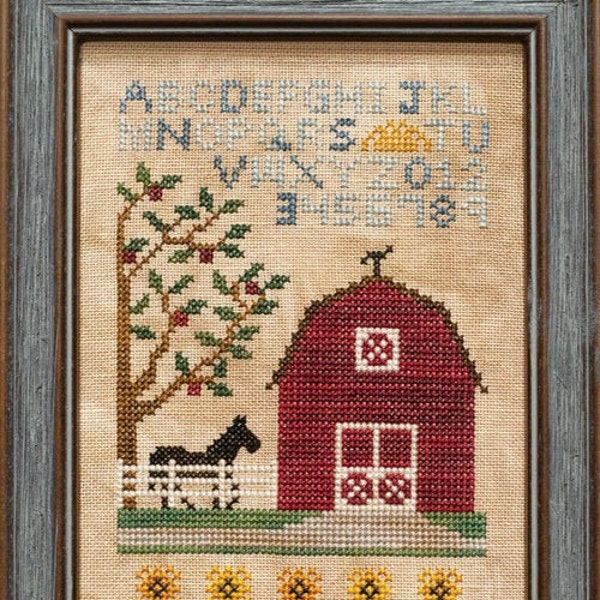 Red Barn Cross Stitch - Etsy