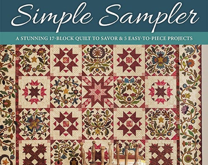 Softcover Book, Simple Sampler, Quilt Book, Sampler Quilt, Applique ...