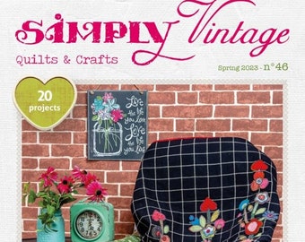 Magazine, Simply Vintage, Autumn 2023, Fall Stitching, Fall Wall ...