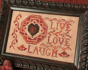 Quaker Valentine Cross Stitch - Etsy