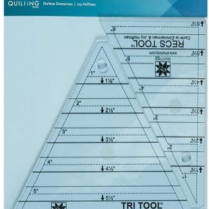Quilt Ruler EZ Quilting Tri Recs Triangle Rulers Acrylic | Etsy