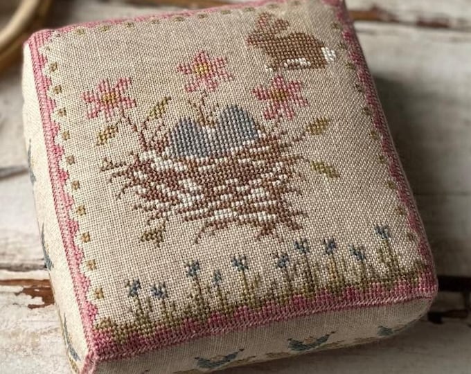 Counted Cross Stitch Pattern, Cherry Hollow Farm Sampler, Sampler Kit, Colonial Style Needlework ...
