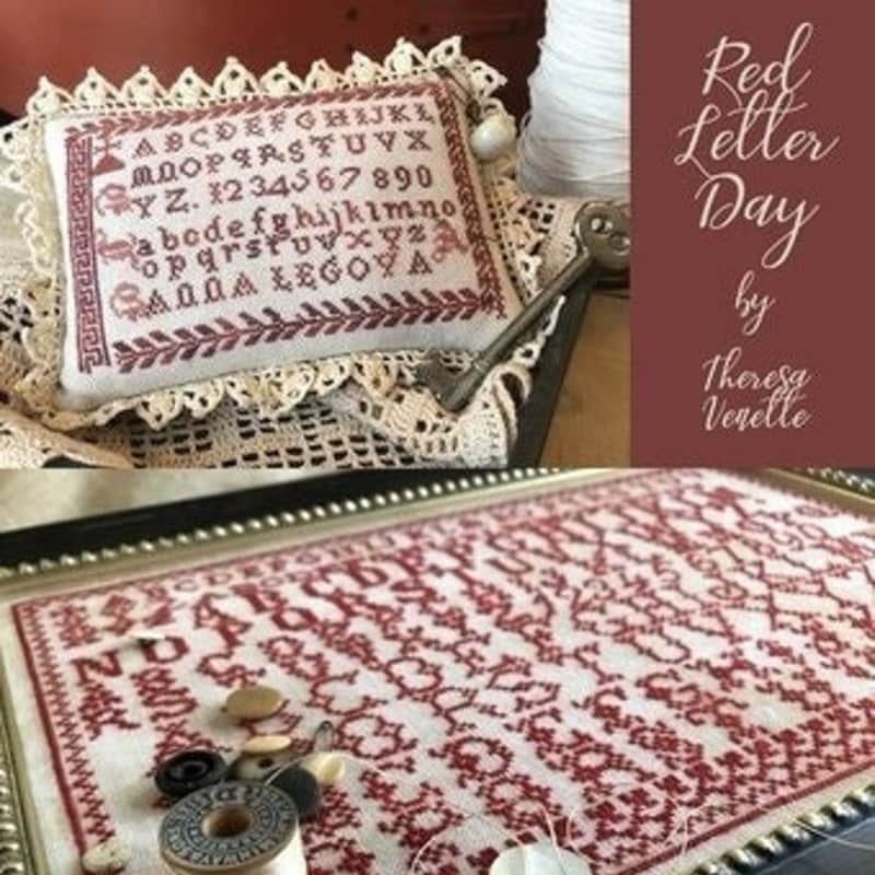 Red Sampler Reproduction - Etsy