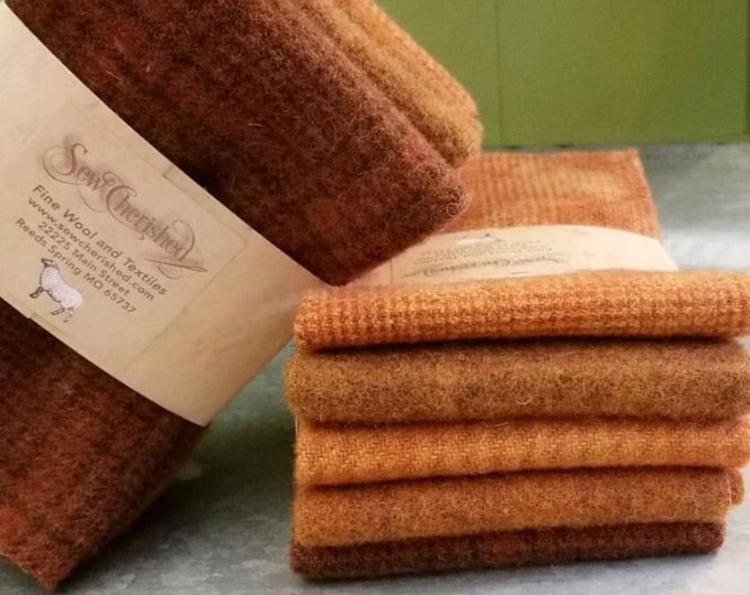 Wool, Shades of Orange, Wool Bundle, Wool Buddies, Felted Wool, Wool ...