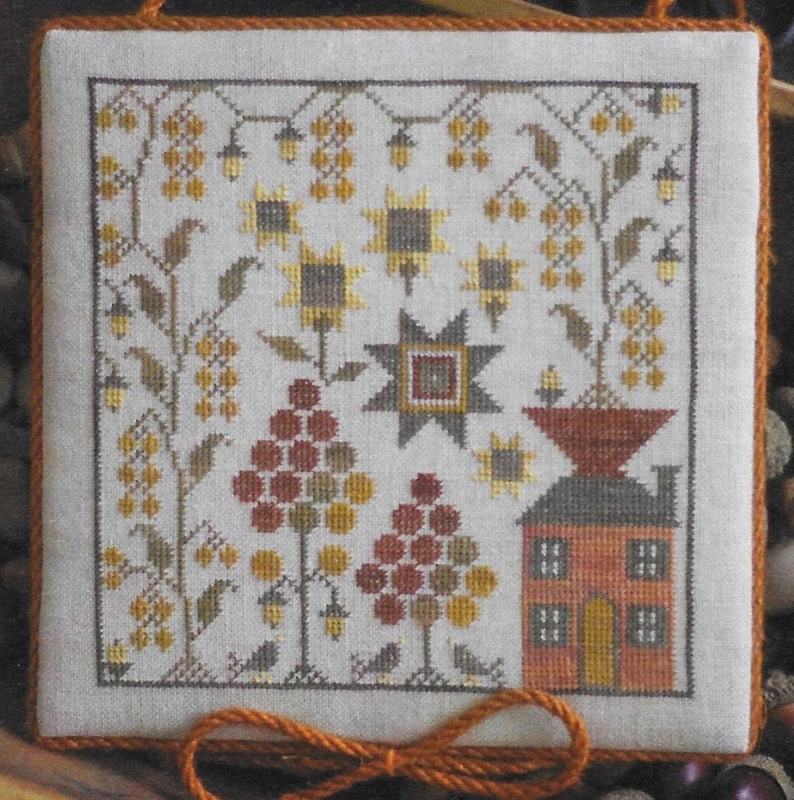 Counted Cross Stitch Pattern Sampler House IV Summer Decor - Etsy