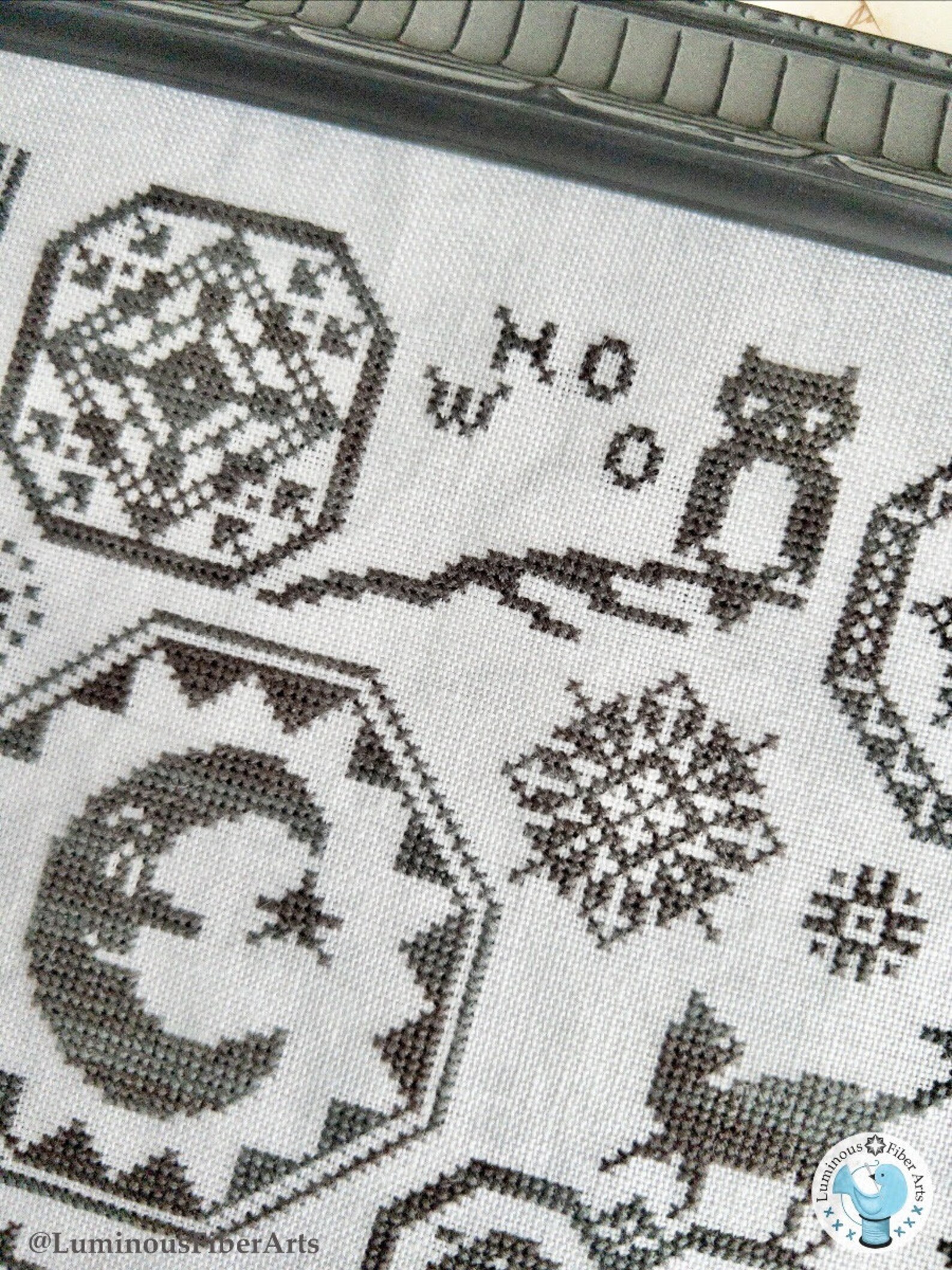Cross Stitch Pattern, Enchanted Quaker, Halloween Decor, Crows, Cats ...