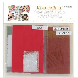 Mini Quilts, Machine Embroidery, Mini Quilts Vol 2, July Through ...