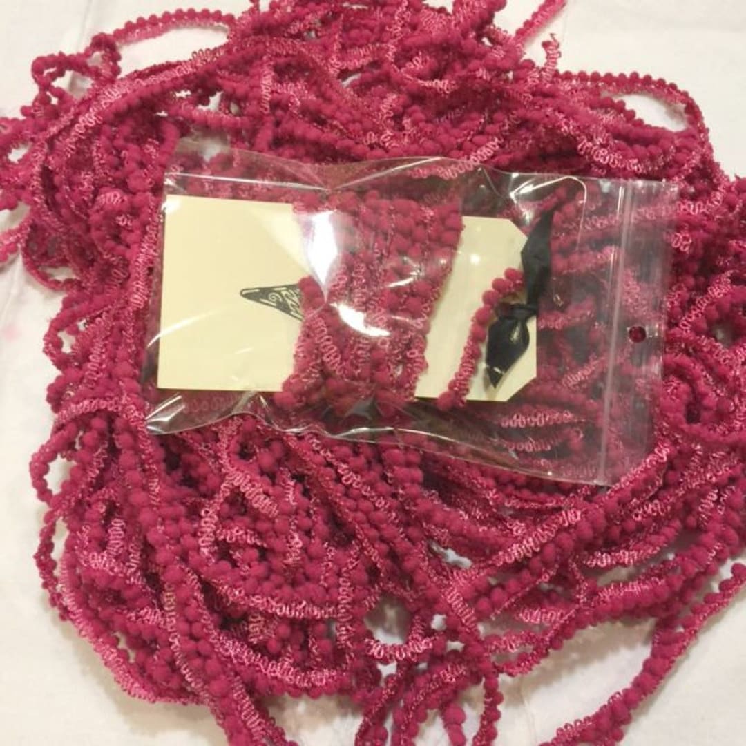 Pom Pom Trim, Peony, Lady Dot Creates, Pom Poms, Hand Dyed Pom Poms ...