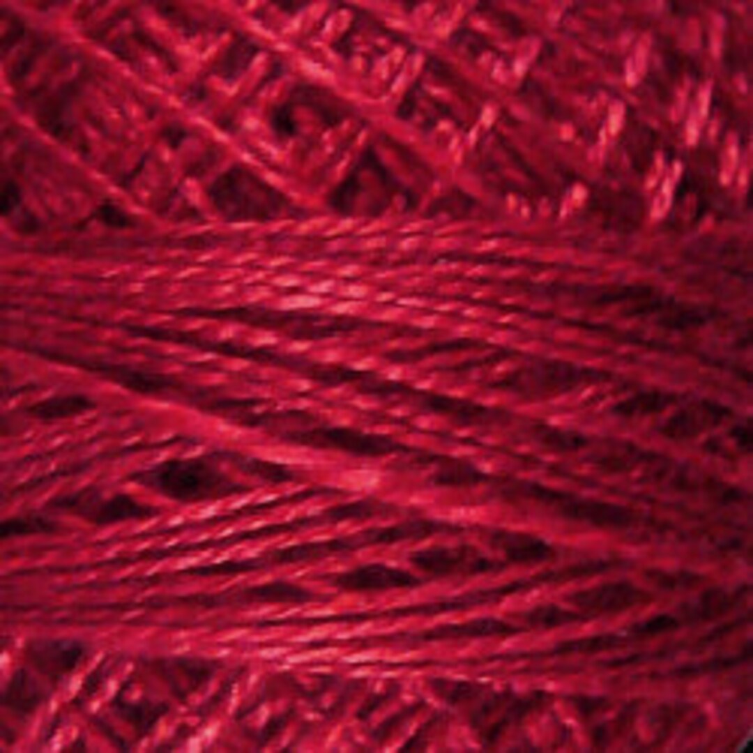 Valdani Thread, Size 12, O775, Valdani Perle Cotton, Turkey Red, Punch ...