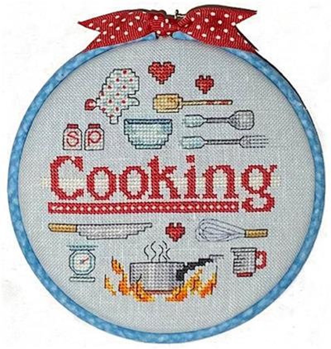 Counted Cross Stitch Patterns, Hoop De Doo, Cook's Tools, Hoop Decor ...