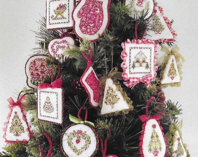 Counted Cross Stitch Pattern Christmas Ornaments Collection | Etsy