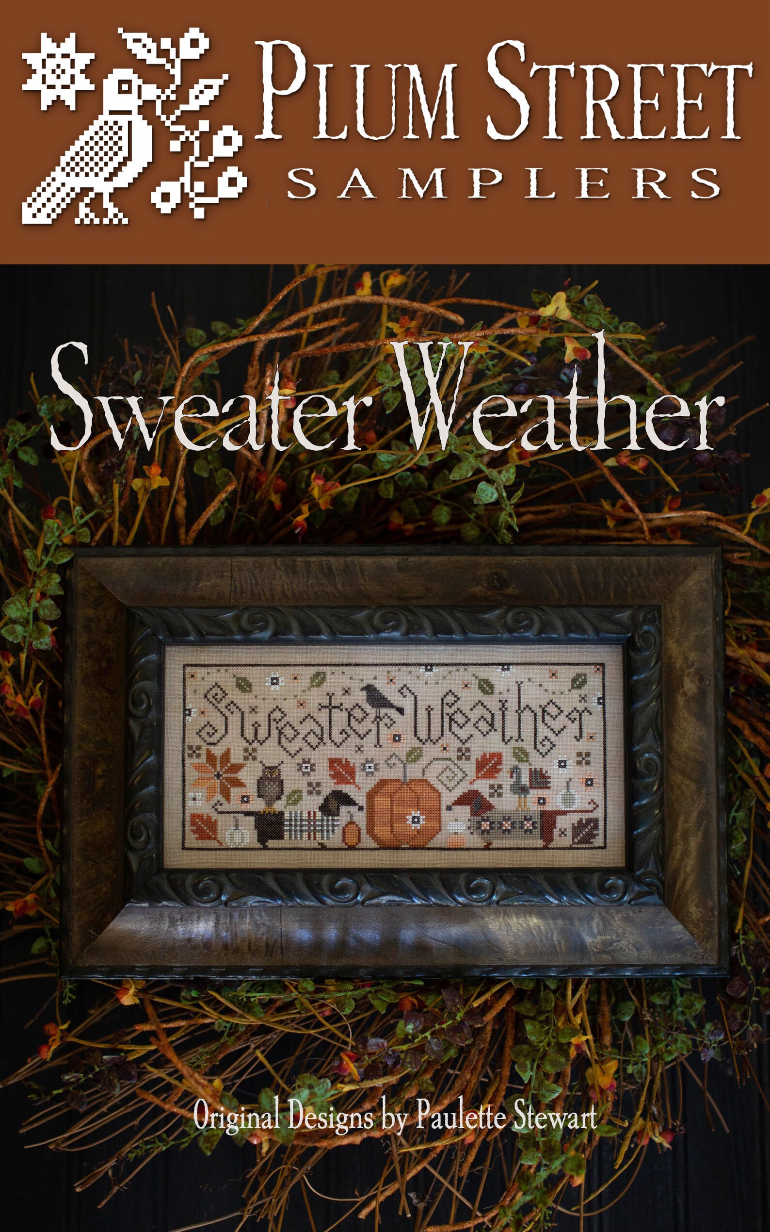 Counted Cross Stitch Pattern Sweater Weather Fall Decor - Etsy