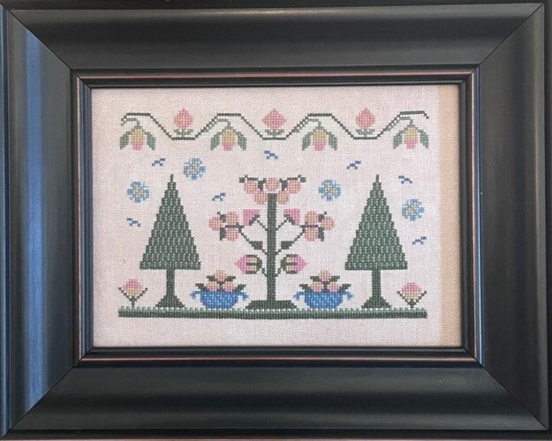 Counted Cross Stitch Pattern, Alice's Little Sampler, Evergreens ...