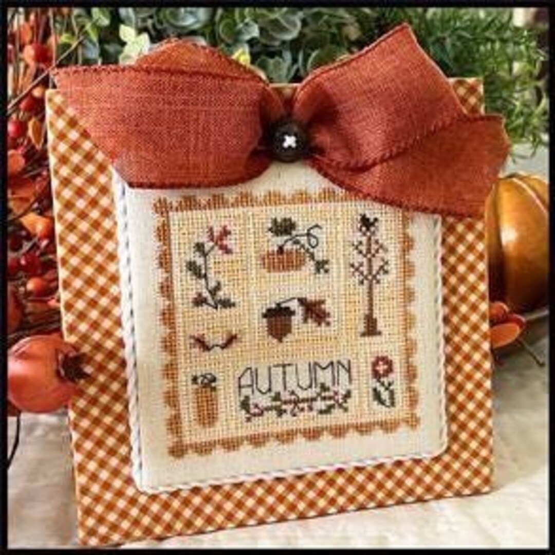 Counted Cross Stitch Pattern, Bits and Pieces of Autumn, Pumpkins ...