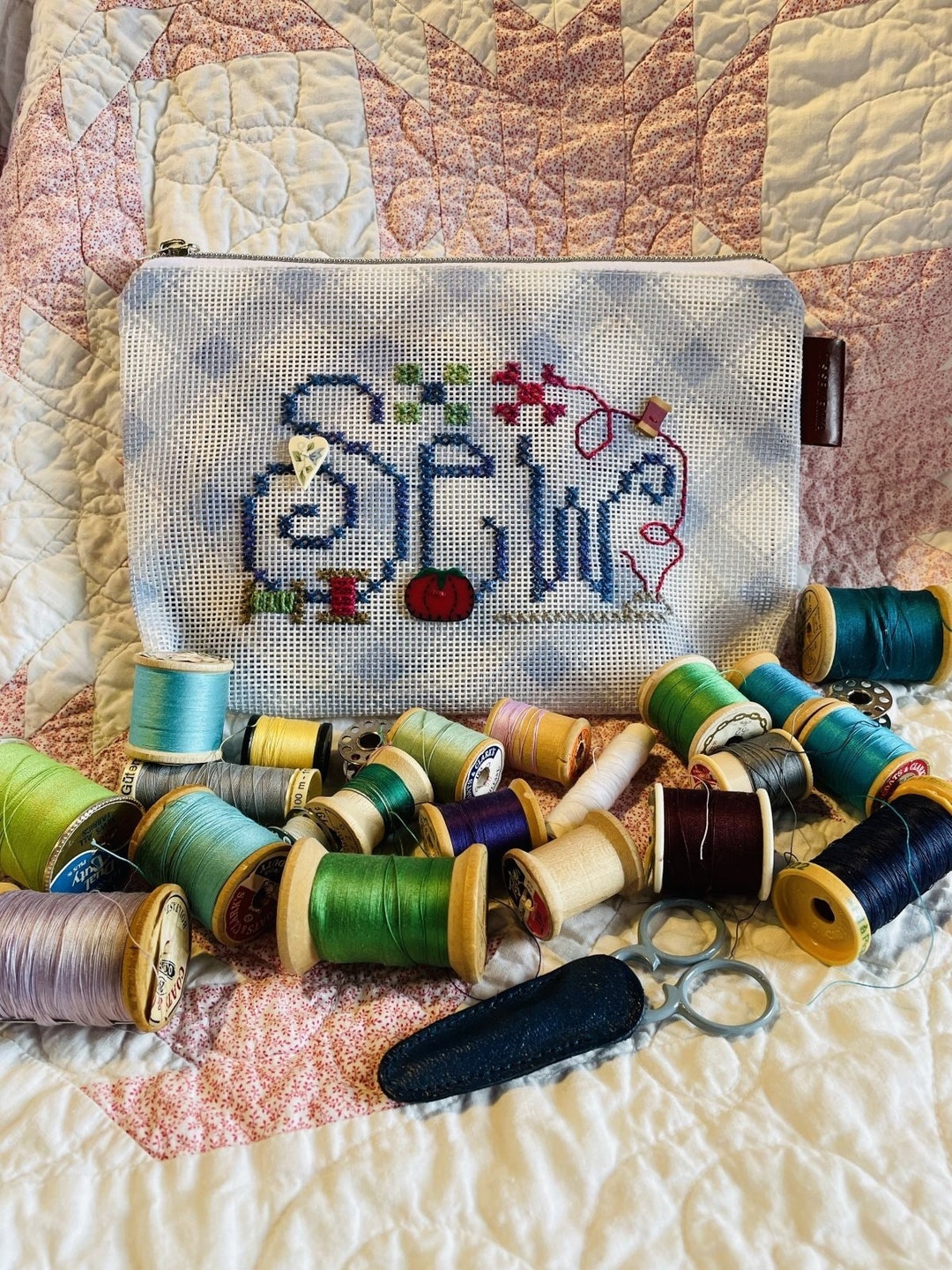 Counted Cross Stitch Pattern, Sew Mini Bag, Craft Room Decor ...