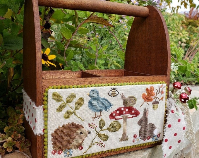 Counted Cross Stitch Pattern, Snowman Feather Tree, Birdhouse, Winter ...