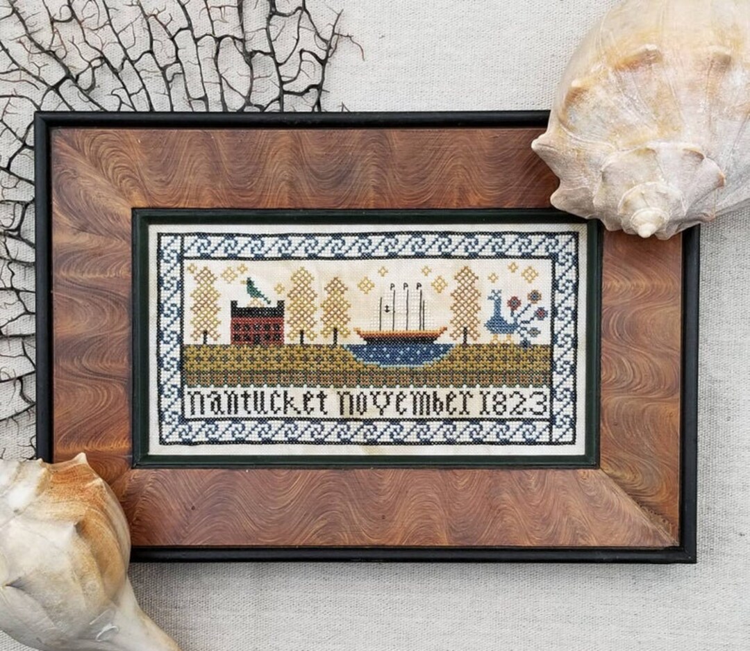 Counted Cross Stitch Nantucket Sampler Sampler Summer - Etsy