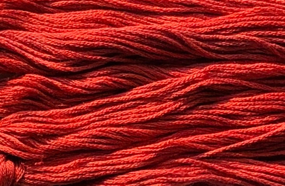 Gentle Art, Simply Shaker Threads, Pomegranate, #7019, 10 YARD Skein ...