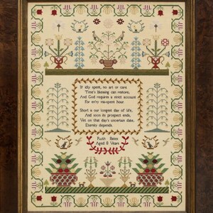 Counted Cross Stitch Pattern Ruth Bates 1823 Reproduction - Etsy