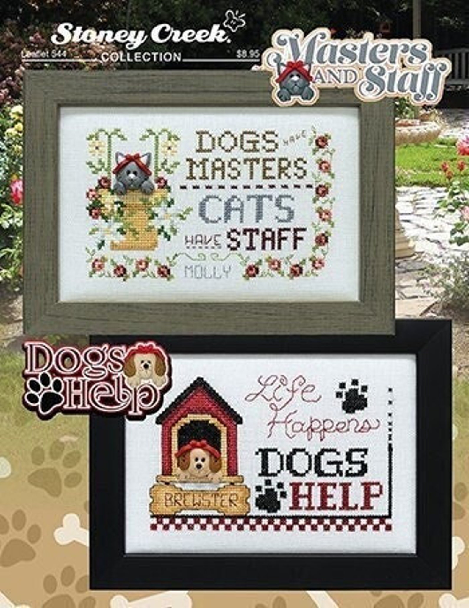 Counted Cross Stitch Pattern Masters & Staff Dogs Help Home - Etsy