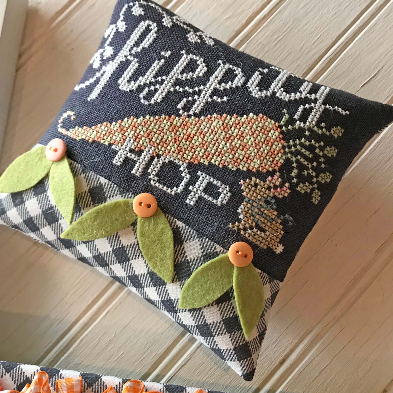 Counted Cross Stitch Pattern Carrots and Cottontails Chalk - Etsy