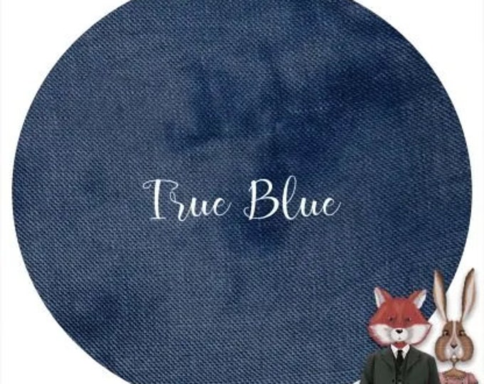 40 Count Linen, True Blue, Fox and Rabbit Designs, Linen, Counted Cross ...