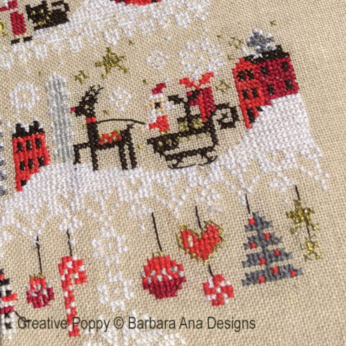 Counted Cross Stitch Pattern Christmas Cake Santa Christmas - Etsy